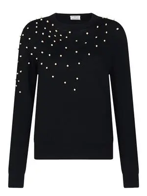 LISA THE LABEL Raindrop Sweater In Noire - Black