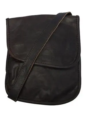 BERBER LEATHER The Kenitra Travel Pouch In Dark - Brown