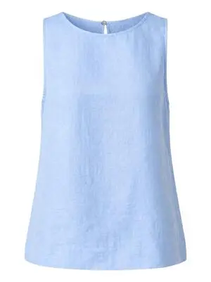 OH!ZUZA NIGHT&DAY Echo Viscose Top With Wide Straps - Light Blue