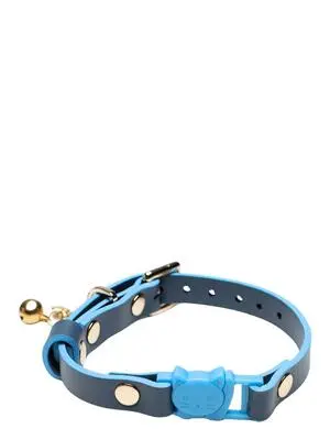 Zoë Pet Atelier Leather Cat Collar Navy - Blue