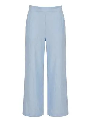JAMES LAKELAND Relaxed Pull-on Trousers – Powder - Blue
