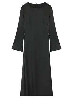 RAVE ON TREND Slip Long Sleeve Dress - Black