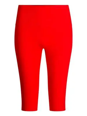 THE KOOZY Charlotte High Waist Shorts In Sunset - Red