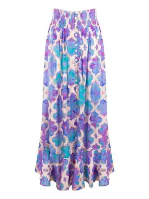 SOPHIA ALEXIA Orchid Paradise Fiji Skirt - Purple