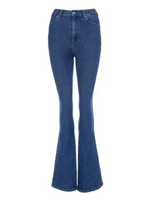 DR. DENIM Moxy High Flare Jeans - Blue