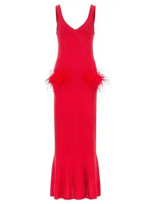 ANDREEVA Knit Dress - Red