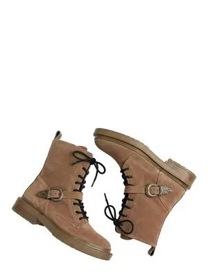 BY VIRGO Dasara Handcrafted Leather Boot - Brown