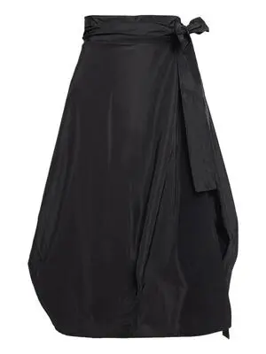 BIANCA POPP Taffeta Wrap Skirt - Black