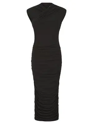 CELESTINE & MAE Kalina Midi Dress In Navsoul - Black