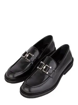 ILVI Borska Florentic Leather Daily Shoe - Black