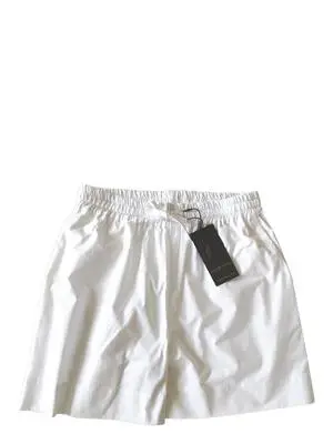 DECOFLUX HOME Cotton Percale Shorts - White