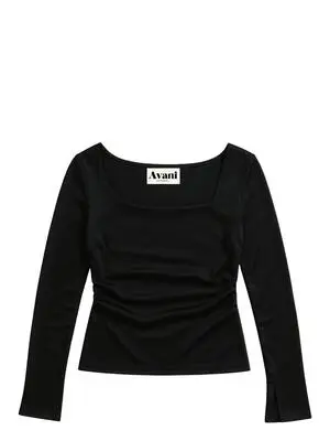 AVANI APPAREL Azalée Top - Black