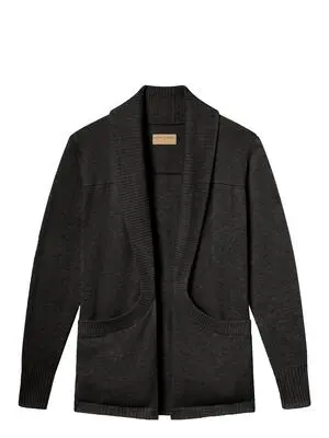 WESTON JON BOUCHER Hemingway Lightweight Slim Fit Cardigan Graphite - Grey