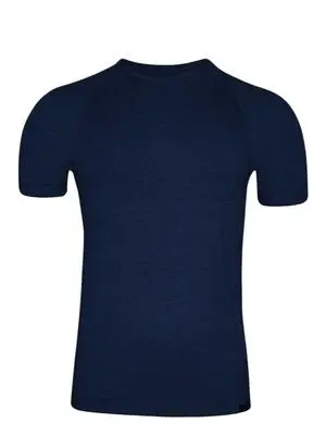 ZD ZERO DEFECTS Round Neck T-shirt Premium Comfort Egyptian Cotton Color Navy - Blue