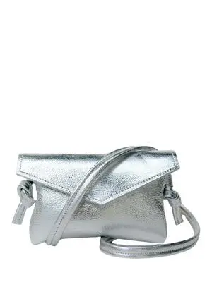 SISTER EPIC Minnie Metallic Crossbody Bag - Silver