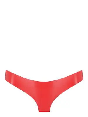 ELISSA POPPY Latex Brief - Red