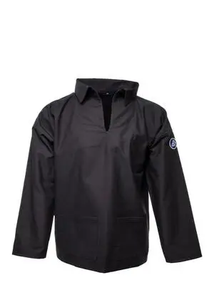 ARTHUR BEALE Open Neck Sailors' Smock Navy - Blue