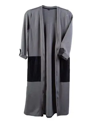 DUOFIT MATERNITY ACTIVEWEAR Grey / Black The Aspen Duster - Grey/black