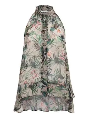 MISHA VAIDYA Kaia Top Print - Orange