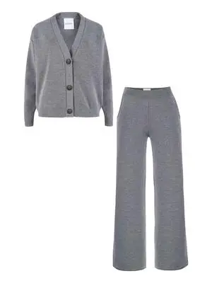 SALANIDA Bene 100% Merino Co-ord Light - Grey