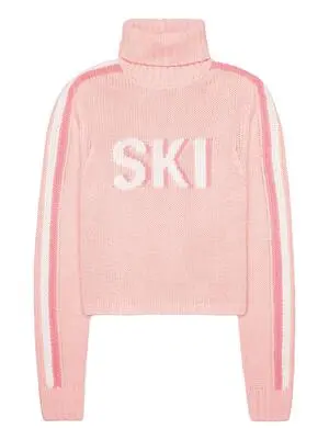 ELLSWORTH + IVEY Jade Turtleneck Sweater Light Ski - Pink