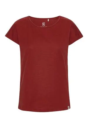GROBUND Anna T-shirt The One In Wine - Red