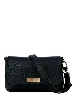 APATCHY LONDON The Maisie Mini Leather Bag - Black