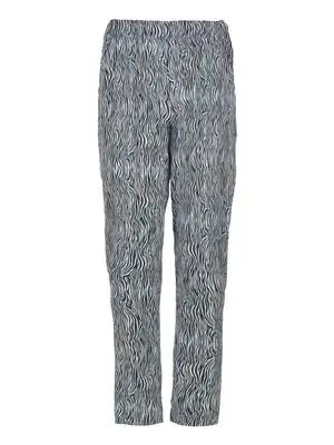 CONQUISTA Print Tapered Pants - Blue