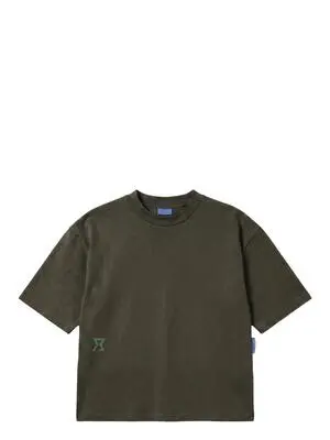 ACHILLES AND THE TORTOISE Logo Tee Forest - Green