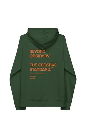 ANCHOR & CREW Bottle Beyond Ordinary Creative Standard Organic Cotton Hoodie - Green