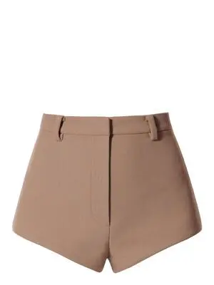 AGGI BY HALEWSKI Neutrals Cori Classic Micro Shorts - Beige