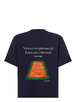 COOPER RACQUETS Tennis T-shirt Sarugaku Navy - Blue