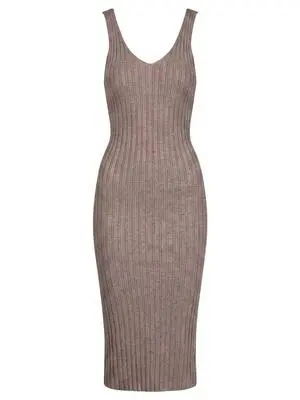 TANTRA SPAIN SL Strap Knit Dress - Brown