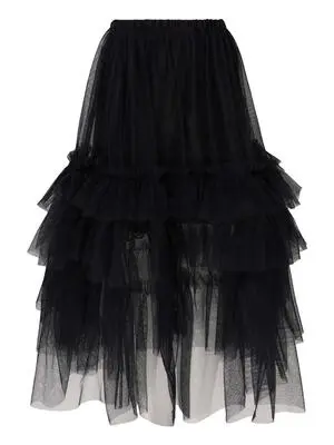 LISA THE LABEL Ra Ra Tutu Skirt In Noire Black