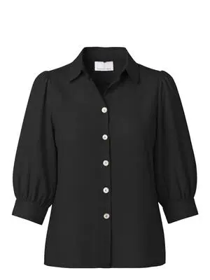 FRANCHETTI BOND Luciella Classic Shirt - Black