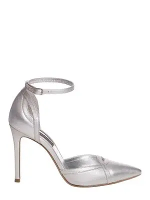 THE 5TH ELEMENT Ashanti Pumps In Leather Silver