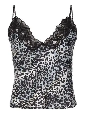 LISA THE LABEL Blossom Cami Top - Black