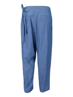 EM & SHI Victory Chambray Pants - Blue