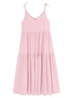 SUPESU Sunflower Dress - Lemonade Pink
