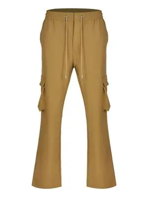 DAVID WEJ Neutrals Ashford Loose Fit Cargo Trouser - Beige