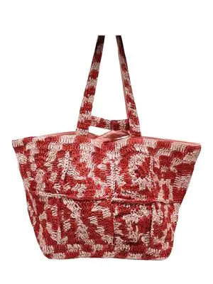 NOOKI DESIGN Glasto Crochet Tote - Pink