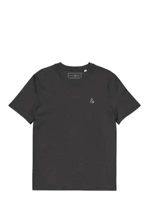 ANCHOR & CREW Organic Cotton Embroidered T-shirt - Black