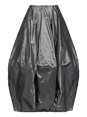 BIANCA POPP Imperial Skirt In Taffeta Silver