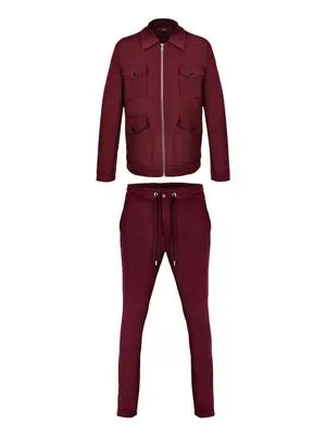 DAVID WEJ Ashford Trucker Set Burgundy - Red