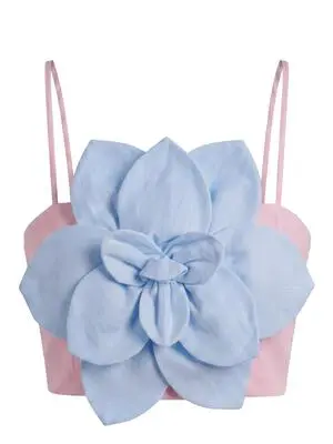 Yumi Kim Sahara Linen Top - Blue
