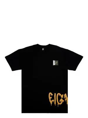 EIGHT X Bear Tag Graphic T-shirt - Black