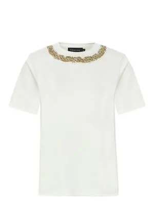 EXQUISE Neutrals Abbie Tshirt – Ecru - Beige