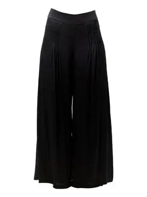MAISON BOGOMIL Palazzo Pants With Pleated Details - Black