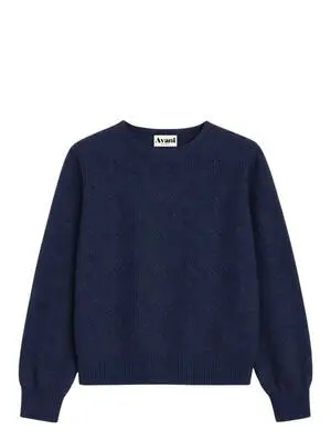 AVANI APPAREL Idesia Sweater Navy - Blue