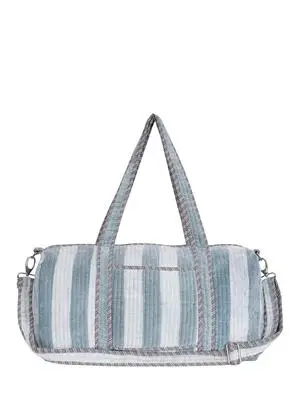 CYC Striped Velvet Weekender - Grey
